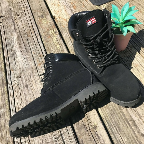 Phat Farm | Shoes | Phat Farm Black Boots | Poshmark